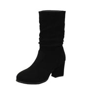 Project Cloud 100% Genuine Suede Leather Ankle Boots for Women (Huggy ...