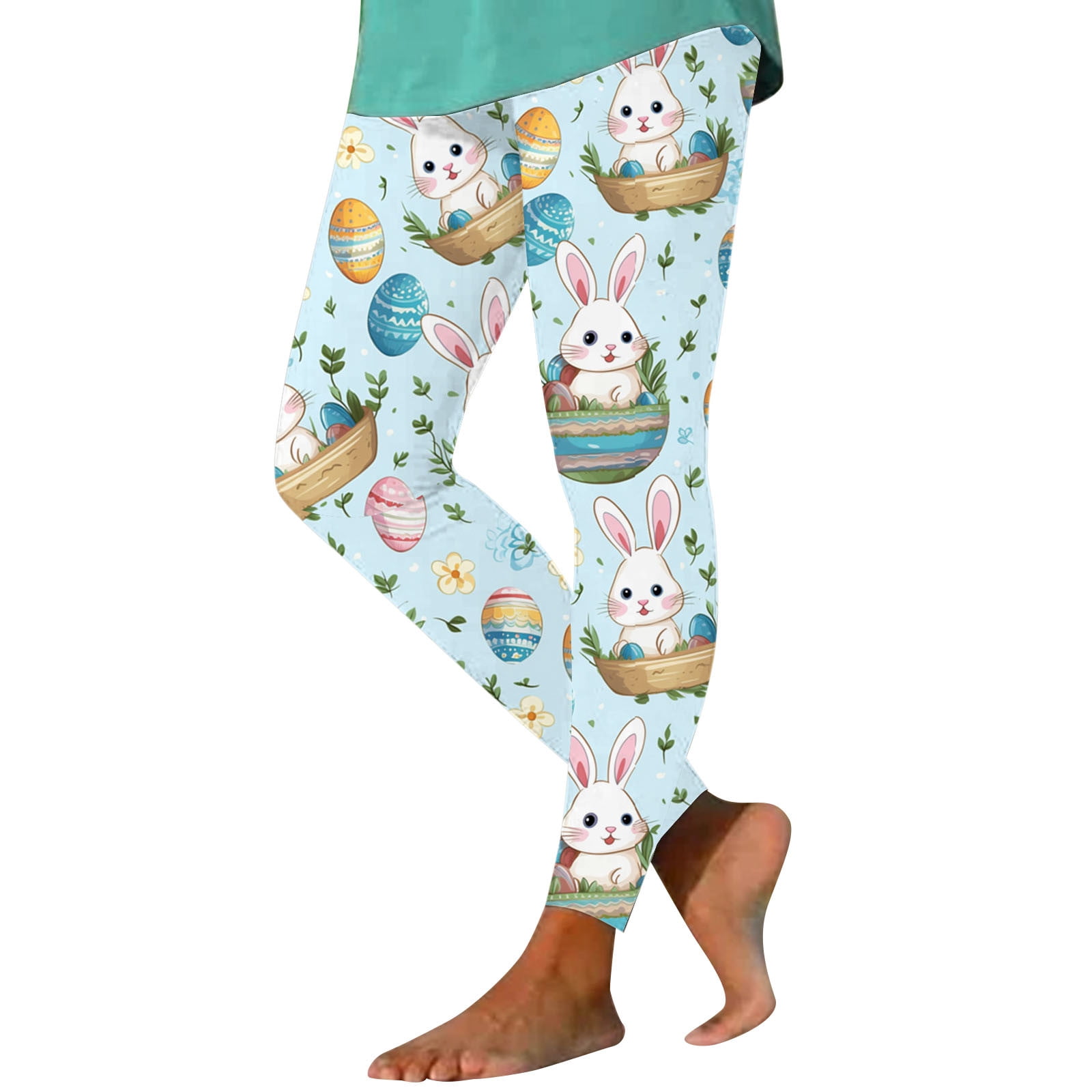 VMESZQFG Womens High Waist Leggings Maternity Skirts for Women Easter ...