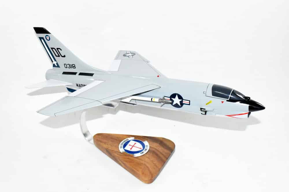 VMF(AW)-122 Crusaders 1965 F-8e Model,Vought F-8 Crusader,18",Mahogany ...