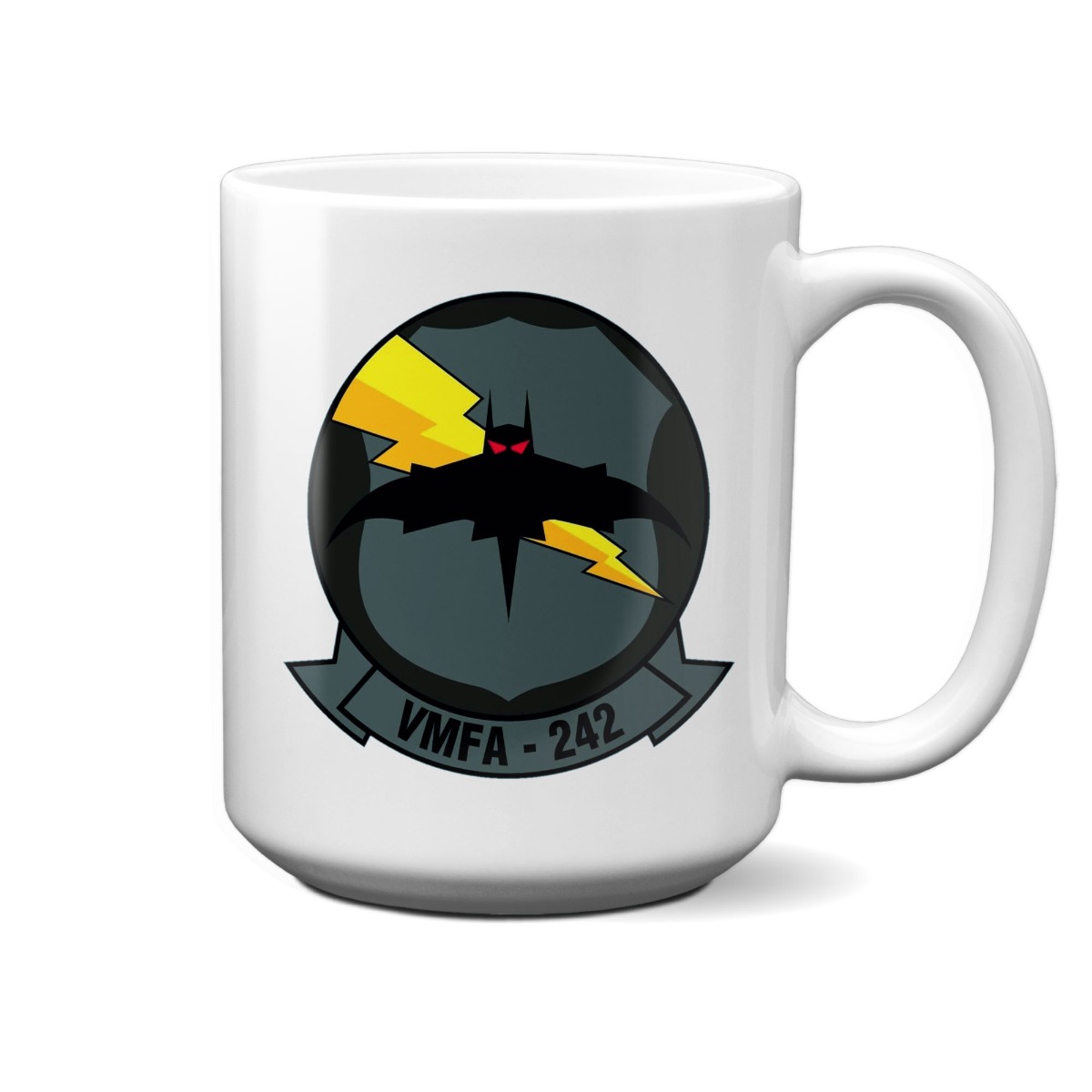VMFA(AW)-242 "Bats" Squadron Logo 15oz Mug - Walmart.com