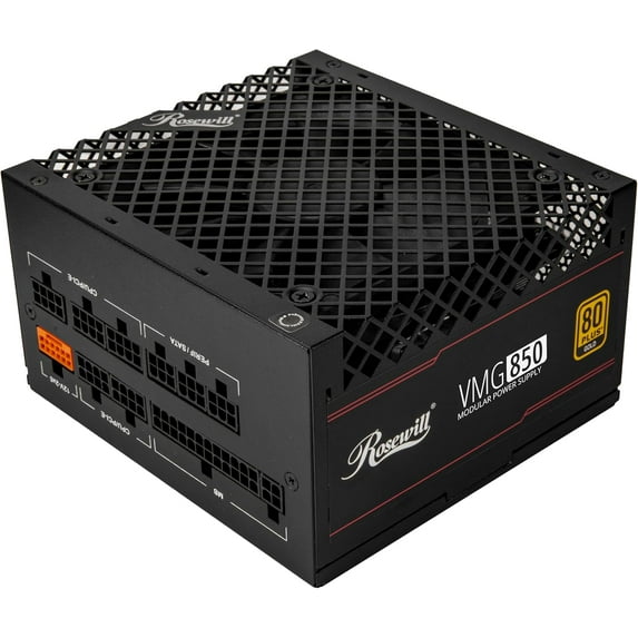 VMG 850W 80+ Gold, ATX 3.0 & 3.1 Compatible, Full Modular Low-Noise ...