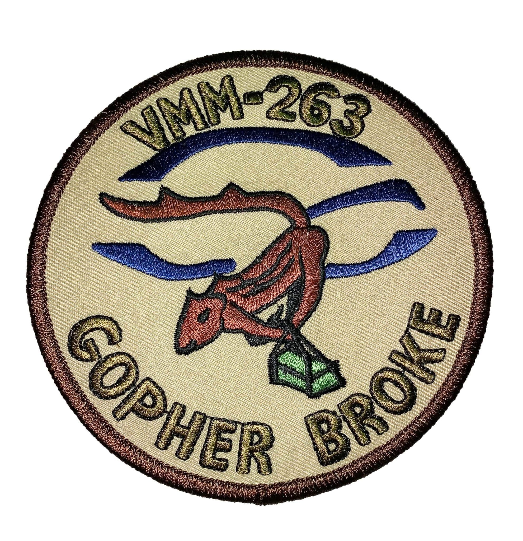 VMM-263 Gopher Broke Squadron Patch – Sew On - Walmart.com