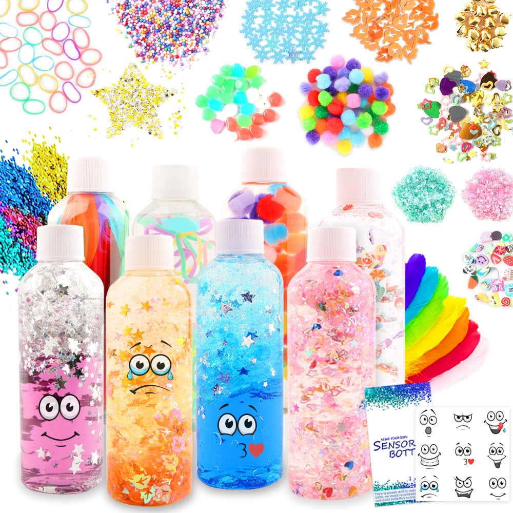 VMNlooking Calm Down Sensory Bottles for Calm Down Corner Items ...