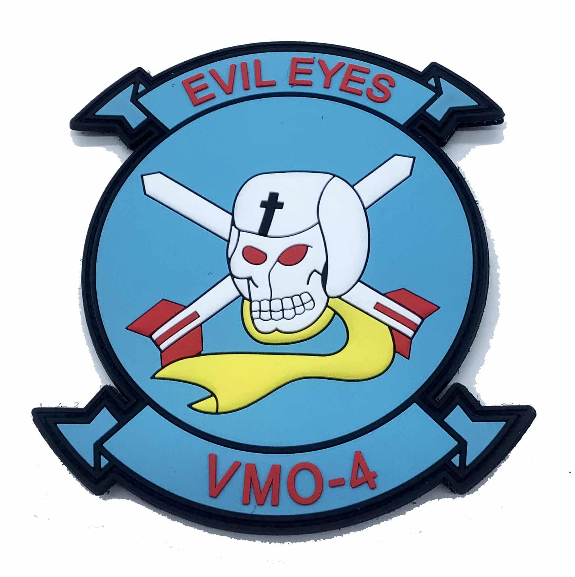 VMO-4 Evil Eyes PVC Patch - With Hook and Loop - Walmart.com