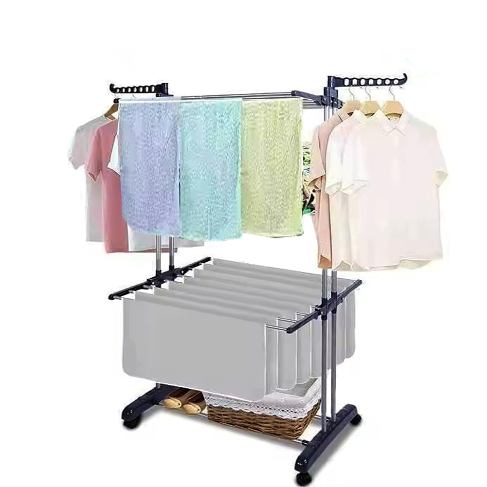 VMOP Premium Stainless Steel Clothes Drying Rack Jumbo Cloth Stand for ...