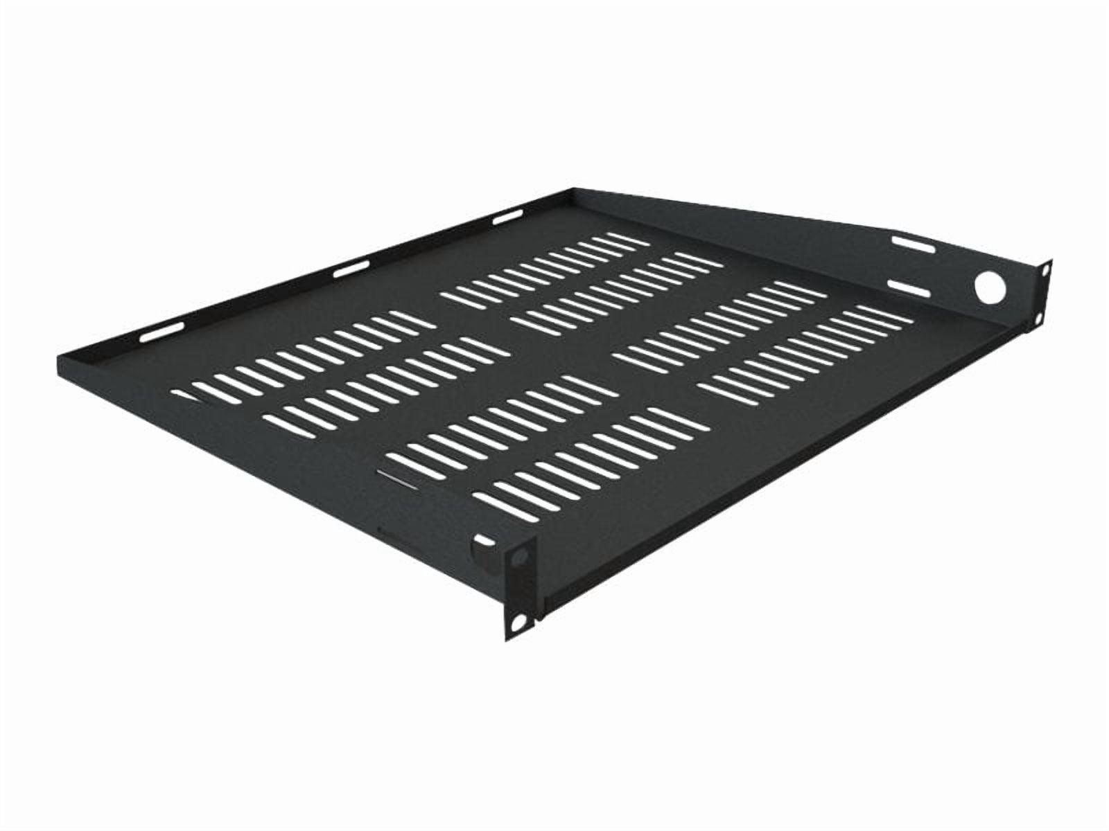 VMP ER-S1UV - Rack shelf (ventilated) - black powder coat - 1U - 19 ...