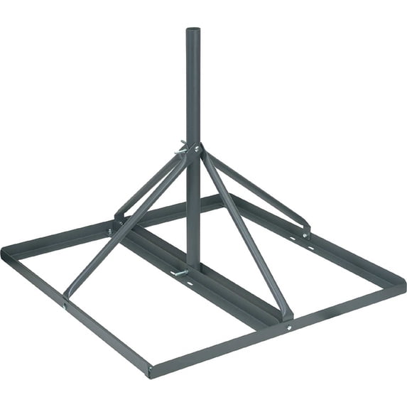 VMP FRM-125 Non-Penetrating Roof Mount (60-Inch long 1.25-Inch OD mast ...