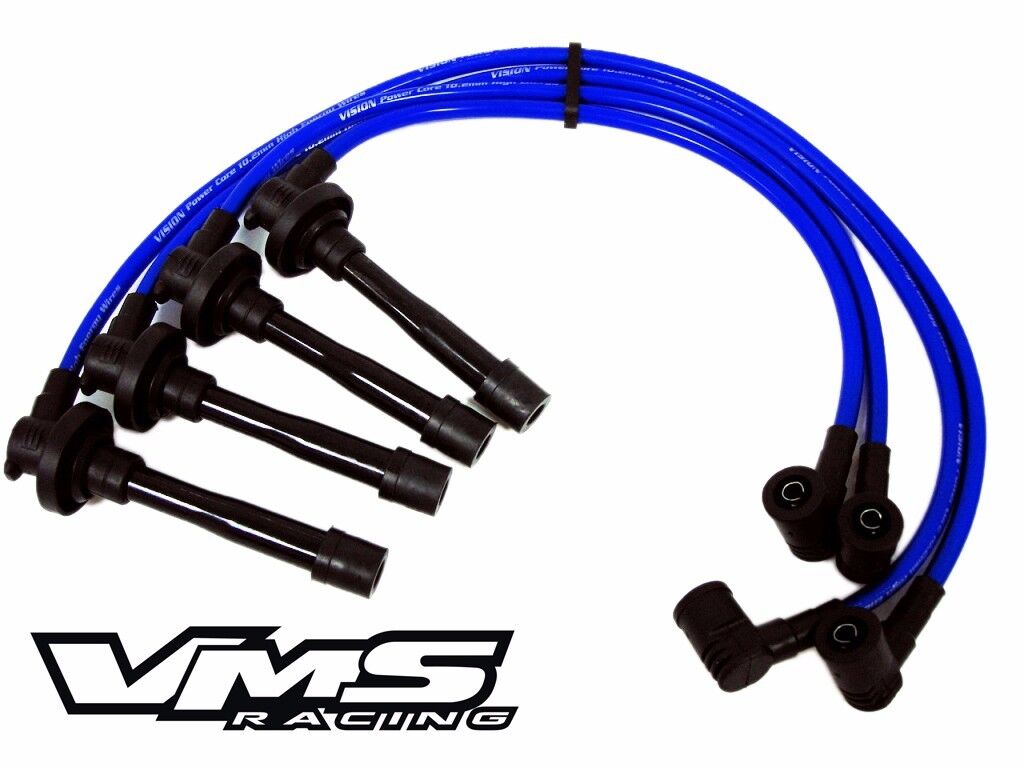 VMS 97-01 HONDA CRV CR-V 10.2MM B20B B20Z RACING SPARK PLUG WIRES CABLES BLUE - Walmart.com