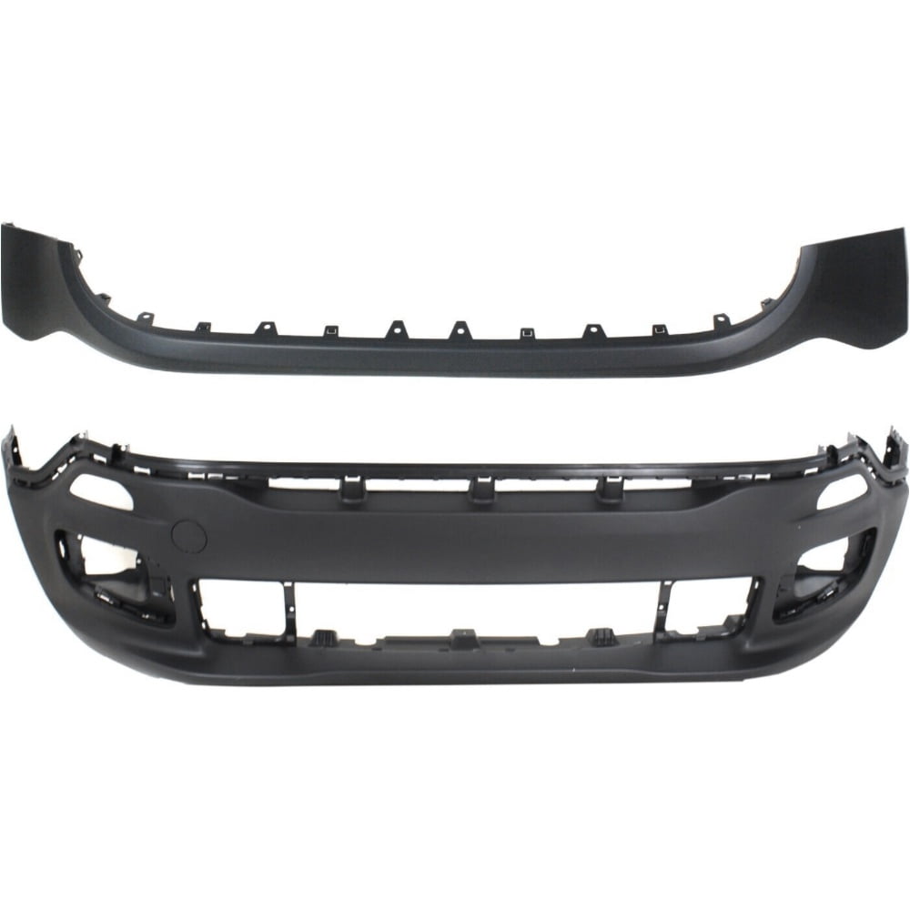 VMVJGLEK 2pcs Front Upper & Lower Primed Top & Textured Bottom Plastic ...