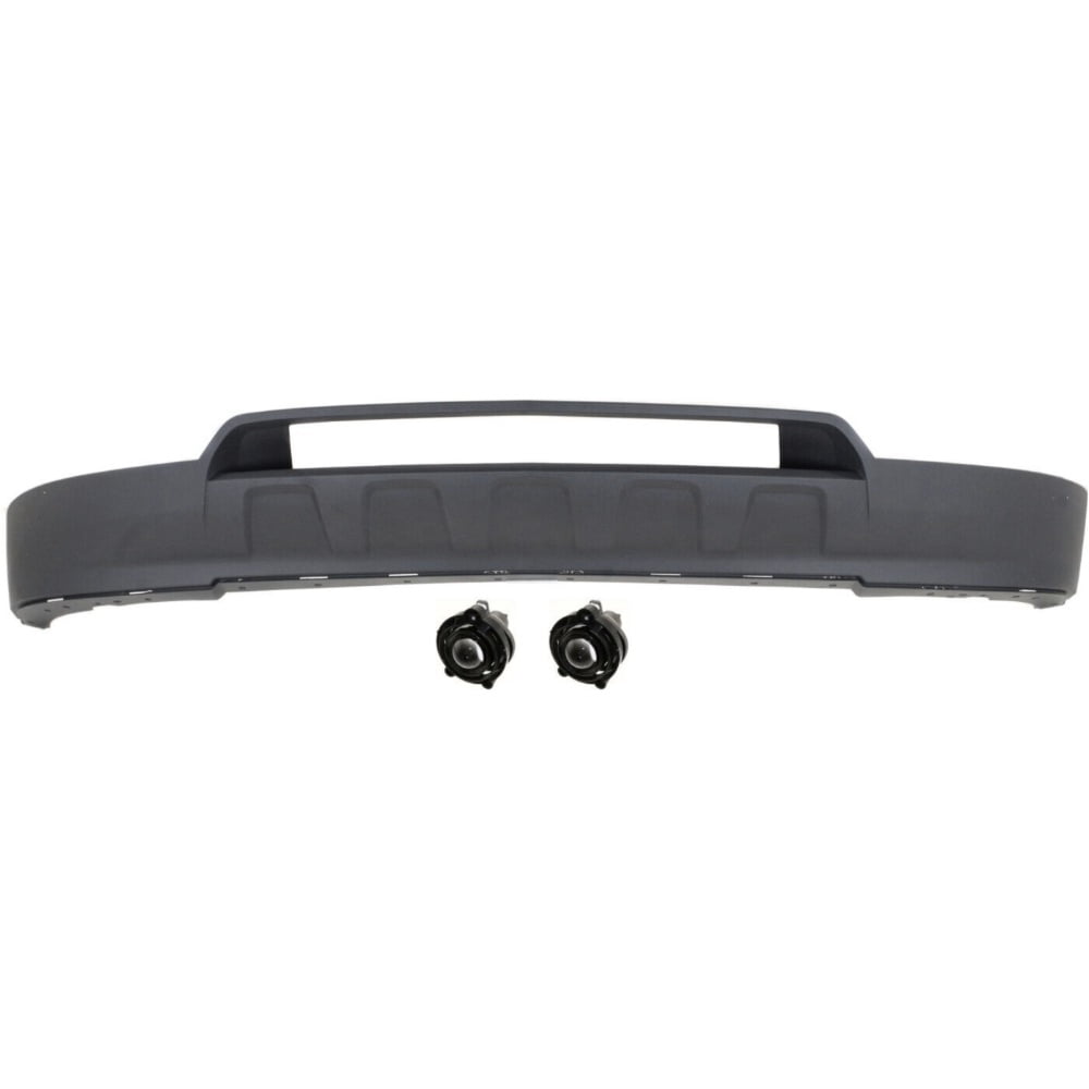 VMVJGLEK 3pcs Front Lower Textured Bumper Cover Fascias with Fog Lights ...