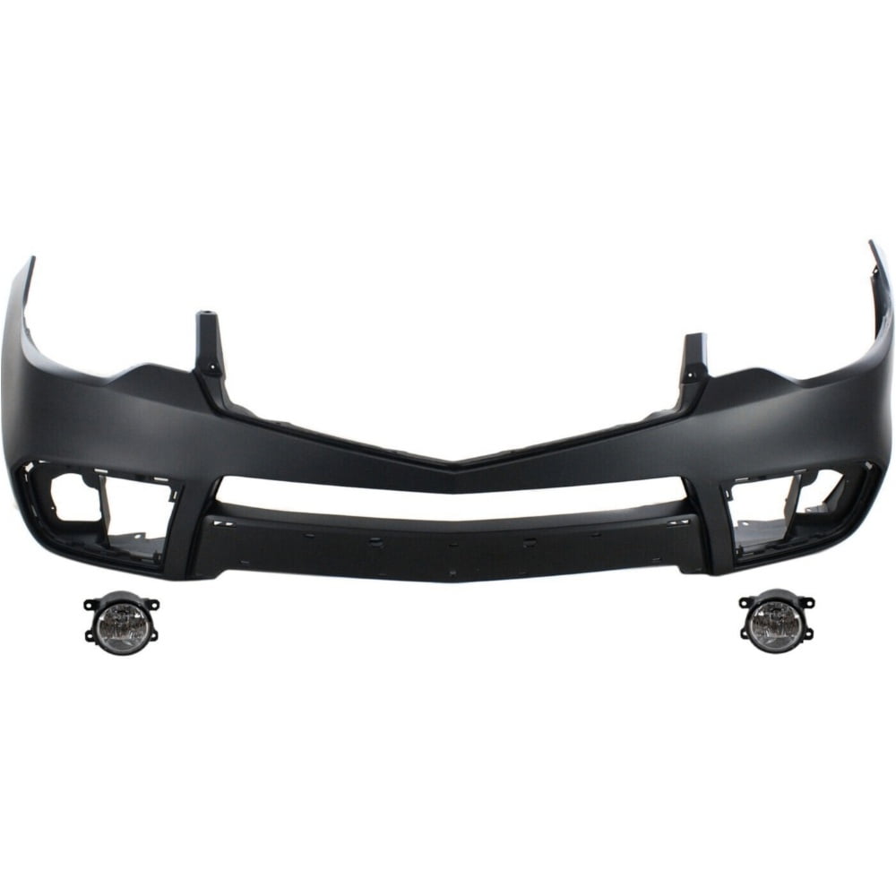 VMVJGLEK 3pcs Front Primed Bumper Cover Fascias with Fog Lights with ...