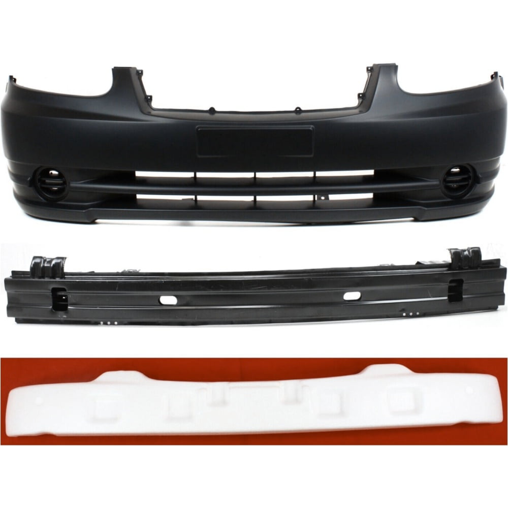 VMVJGLEK 3pcs Front Primed Bumper Cover Fascias with Side Marker Holes ...