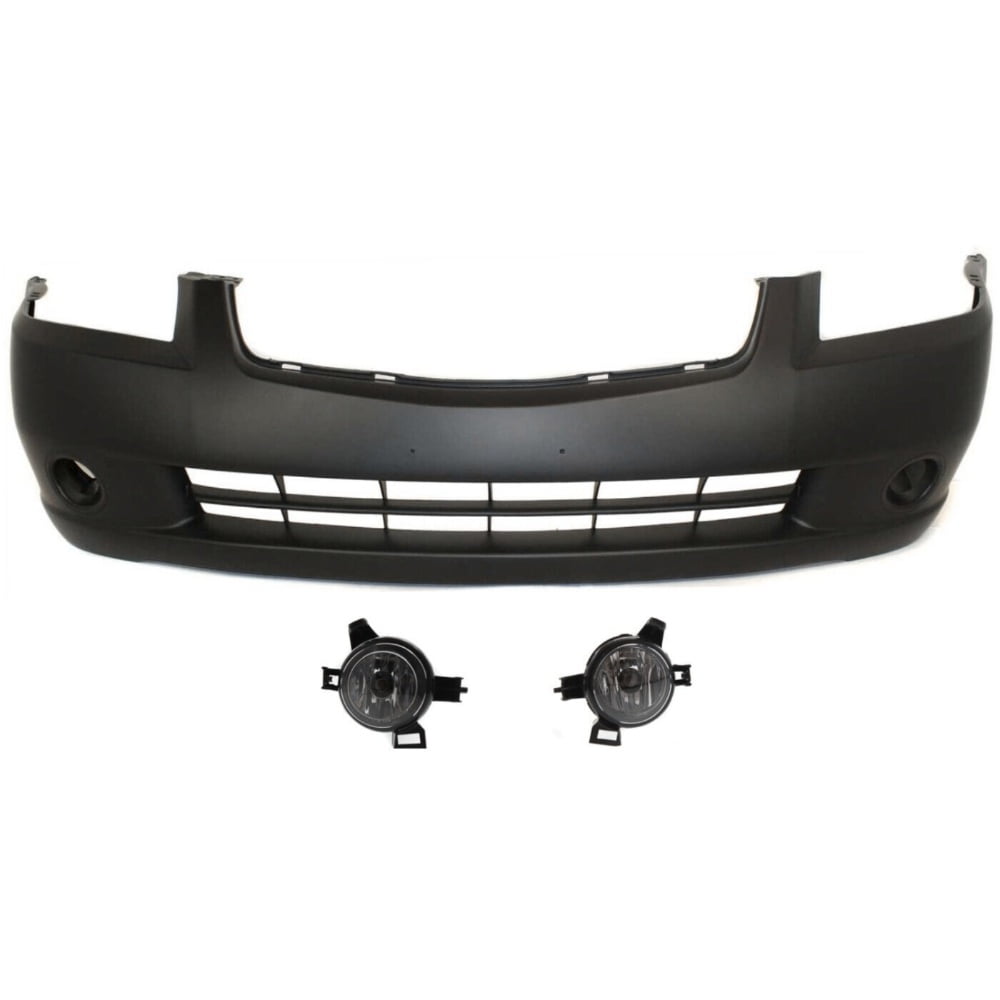 VMVJGLEK 3pcs Front Primed Bumper Cover Fascias with Fog Lights with ...