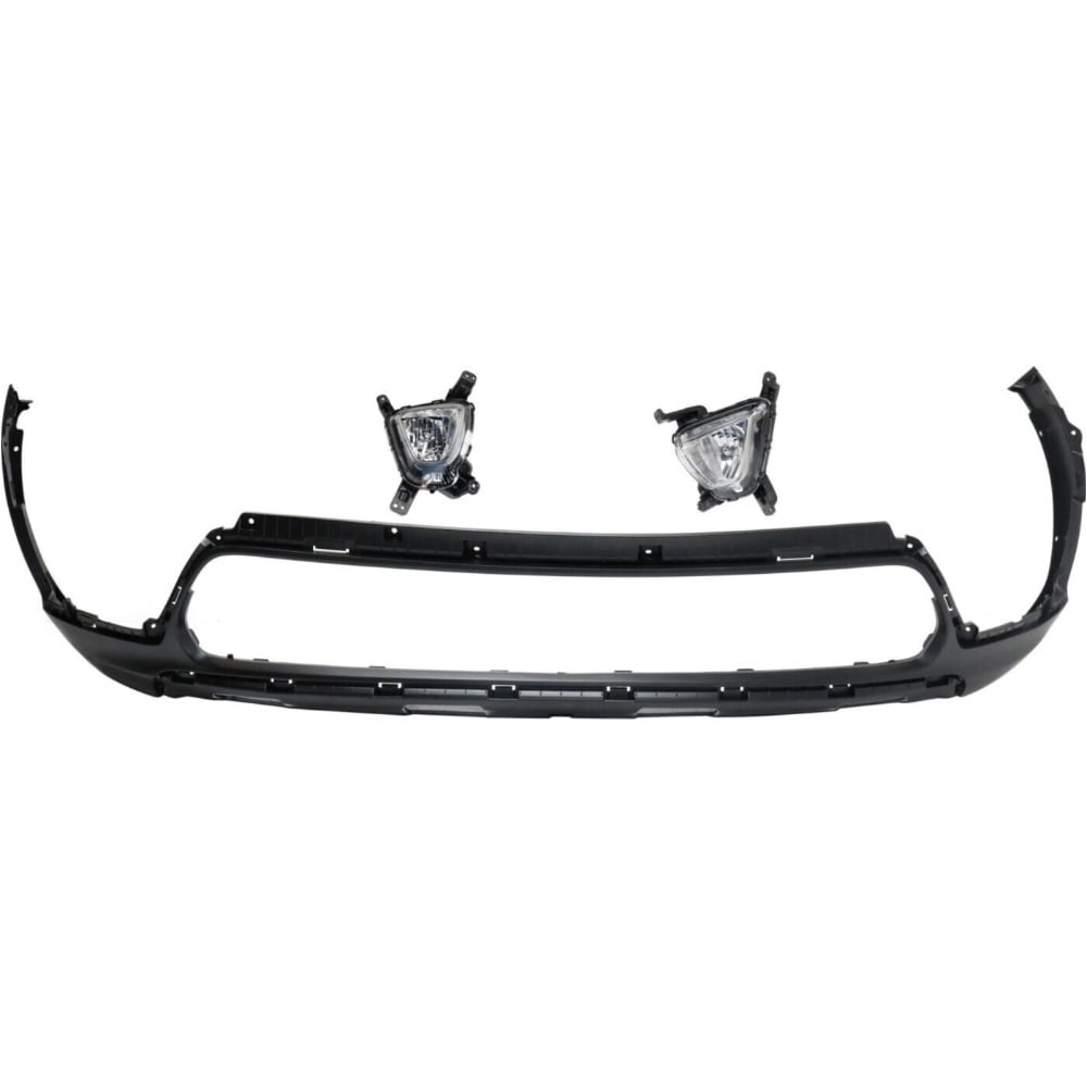 VMVJGLEK 3pcs Front Textured Bumper Cover Fascias with Fog Lights ...