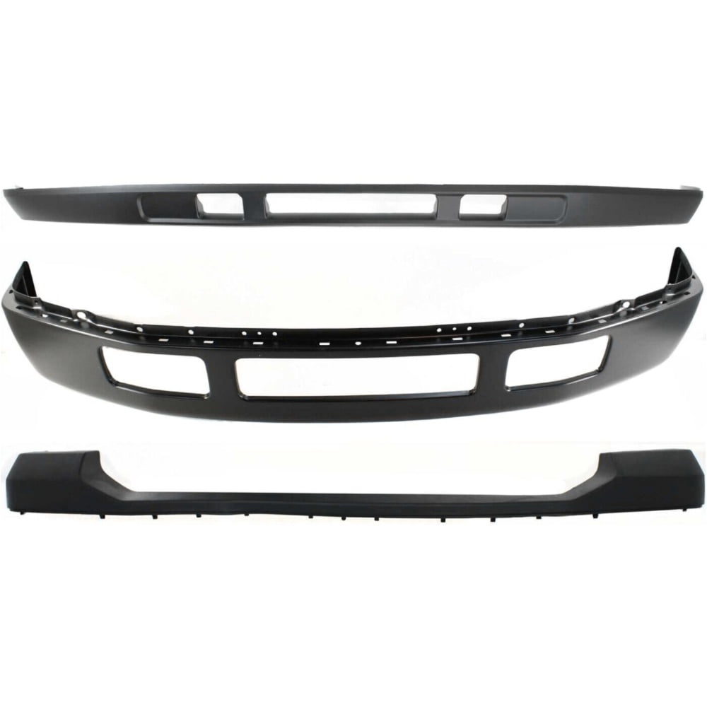VMVJGLEK 3pcs Front Textured Bumper Cover Kit Without Fog Light Holes ...