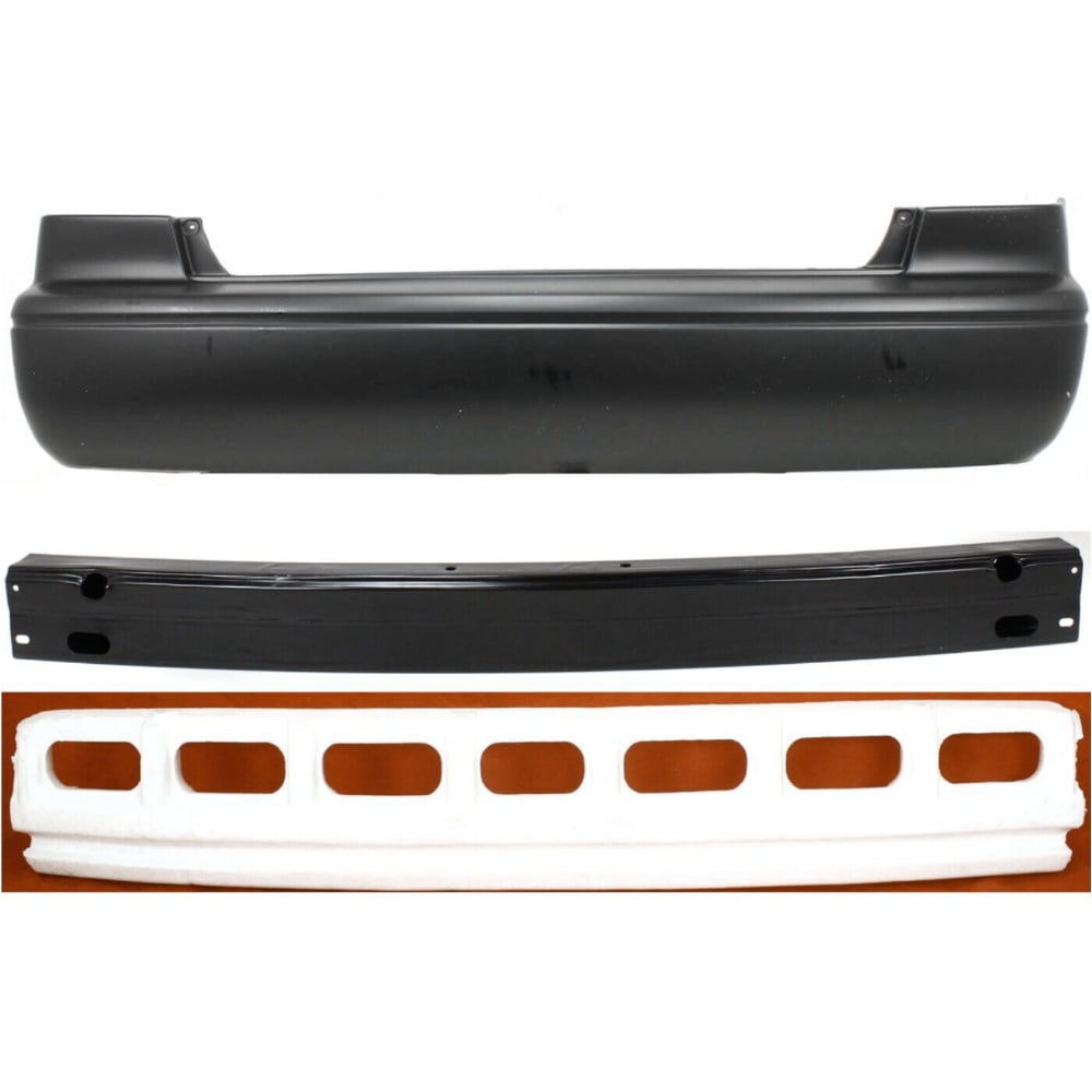 VMVJGLEK 3pcs Rear Primed Bumper Cover Fascias Without Fog Light Holes ...