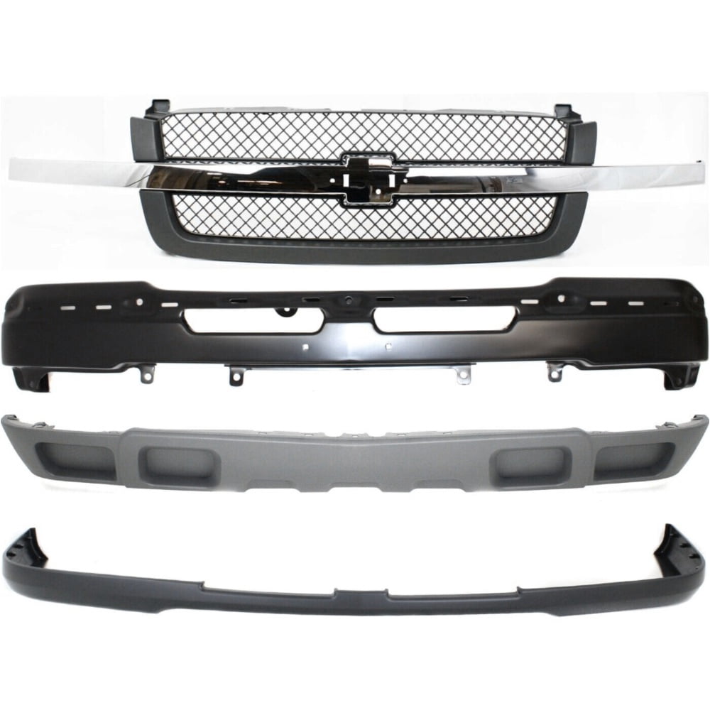 VMVJGLEK 4pcs Front Paint to Match Steel Bumper Cover Kit for Chevy for ...