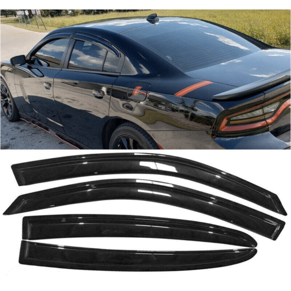 VMVJGLEK 4pcs Sun Rain Vent Deflector Guard Window Visor Tape on ...