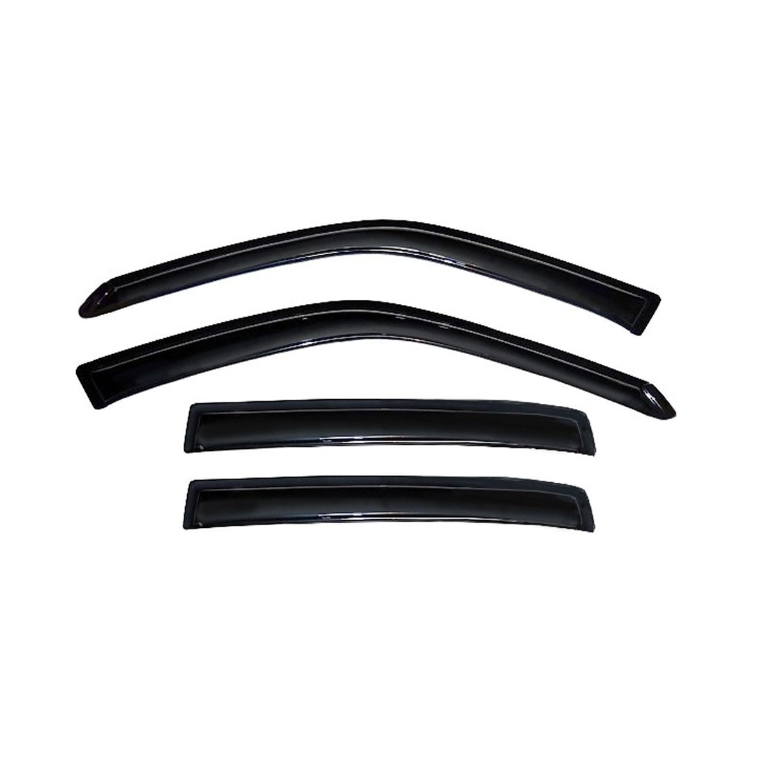 VMVJGLEK 4pcs Sun Rain Wind Deflectors Door Window Visors Outside Mount ...