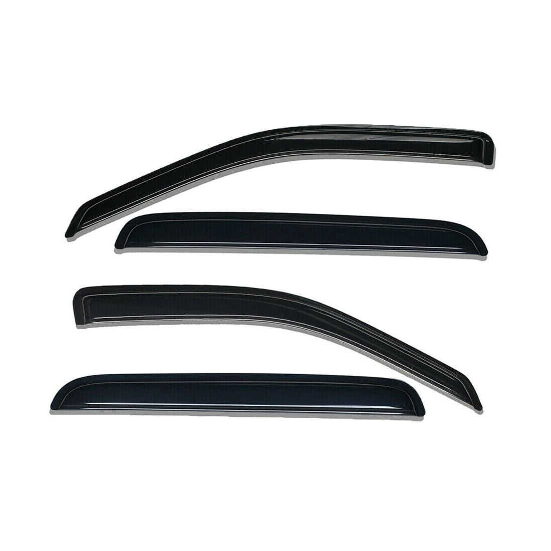 VMVJGLEK 4pcs Sun Rain Wind Deflectors Door Window Visors Outside Mount ...