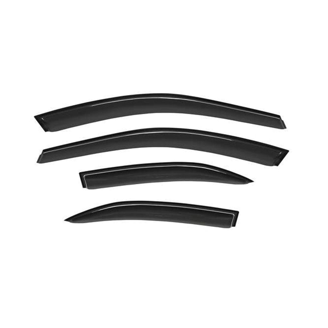 VMVJGLEK 4pcs Sun Rain Wind Deflectors Door Window Visors Outside Mount ...