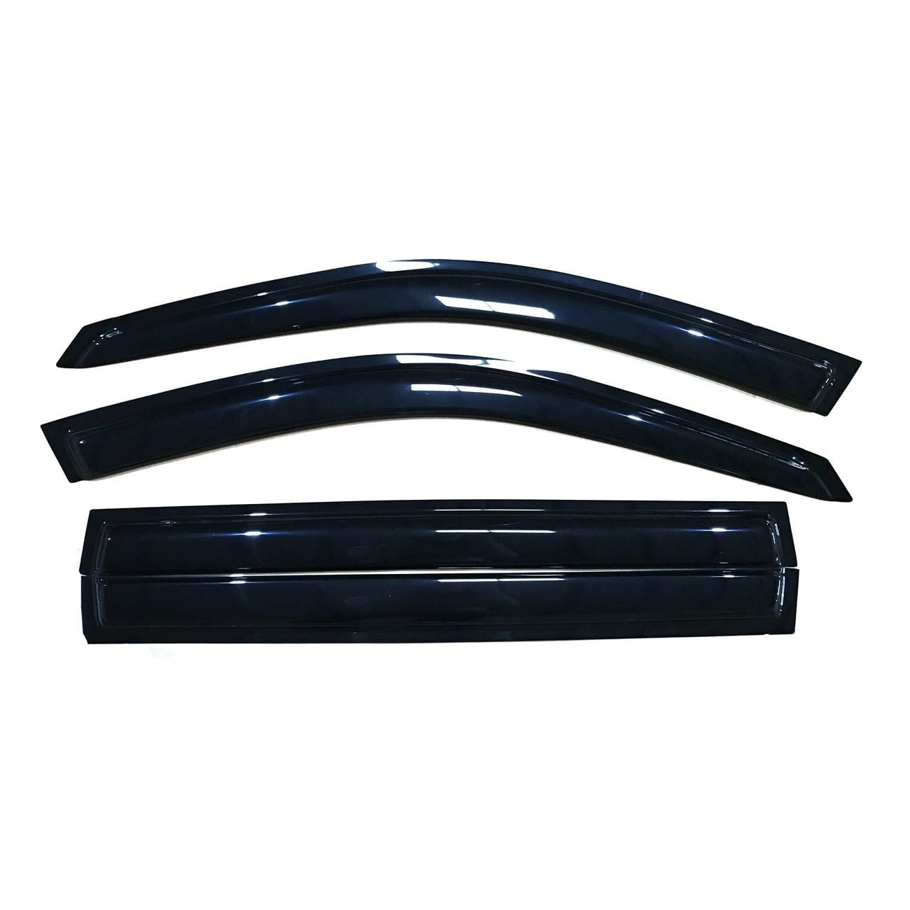 VMVJGLEK 4pcs Sun Rain Wind Deflectors Door Window Visors Outside Mount ...