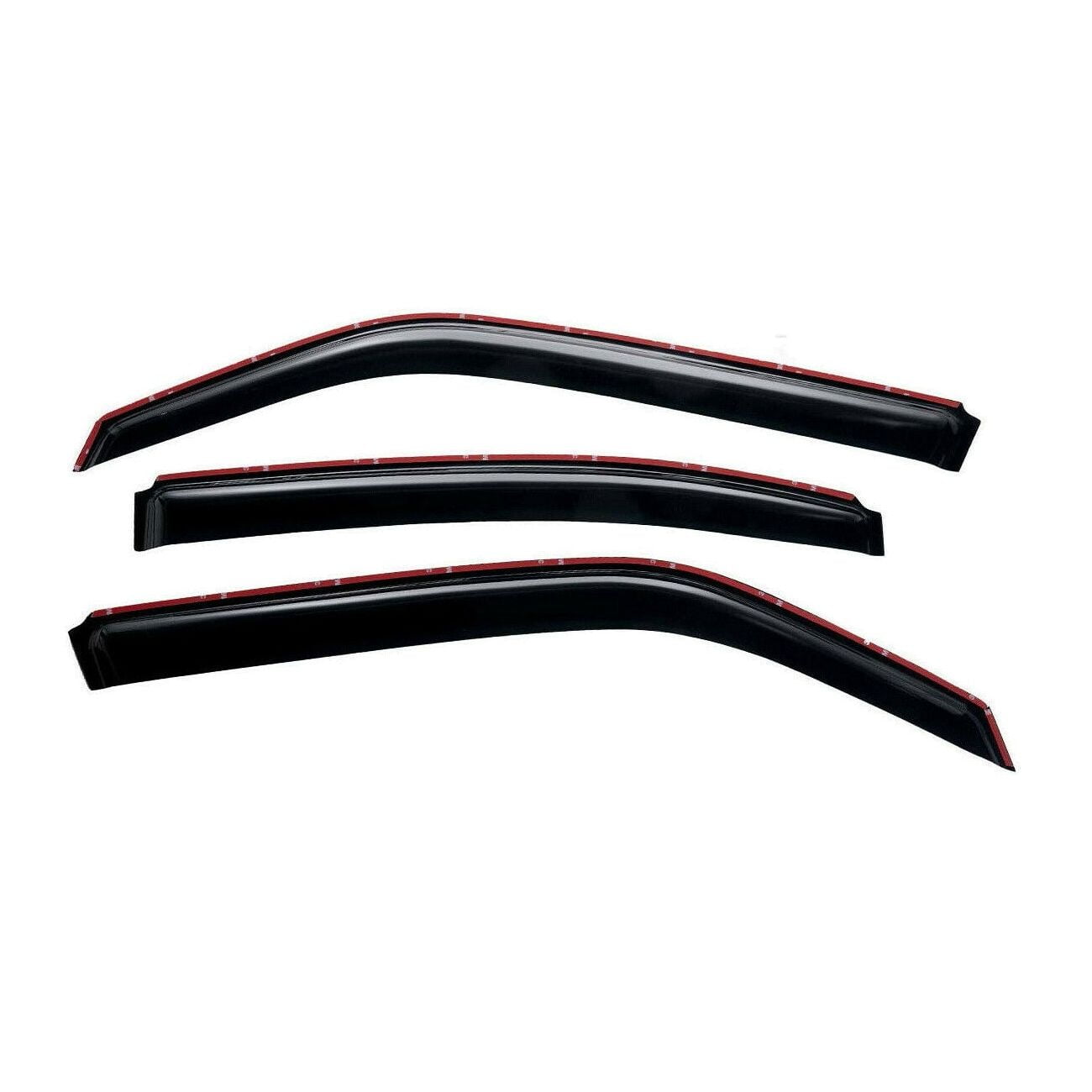 VMVJGLEK 4pcs Sun Rain Wind Deflectors Door Window Visors in Channel ...