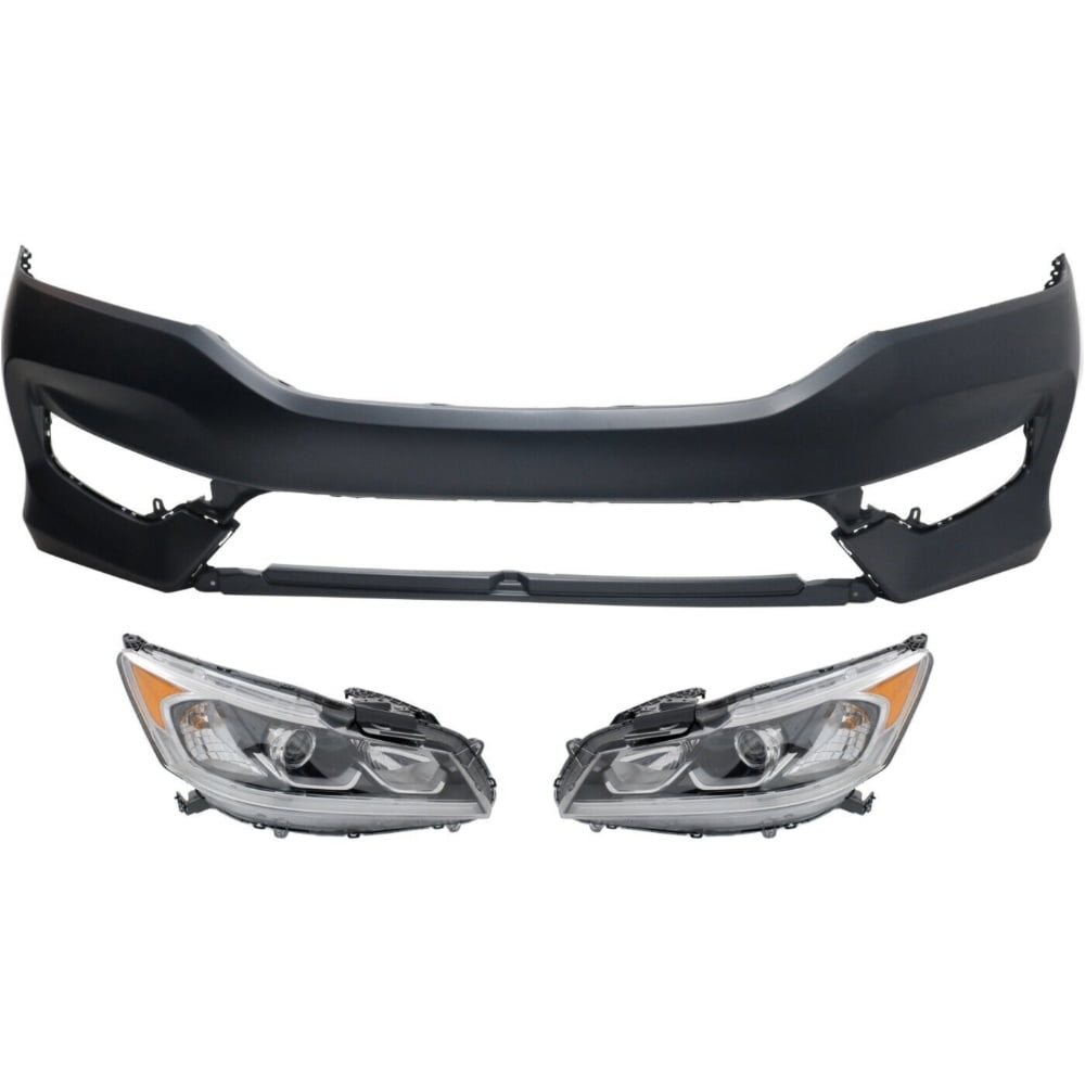VMVJGLEK Bumper Cover Kit for Honda for Accord EX-L/Sport 2016-2017 ...