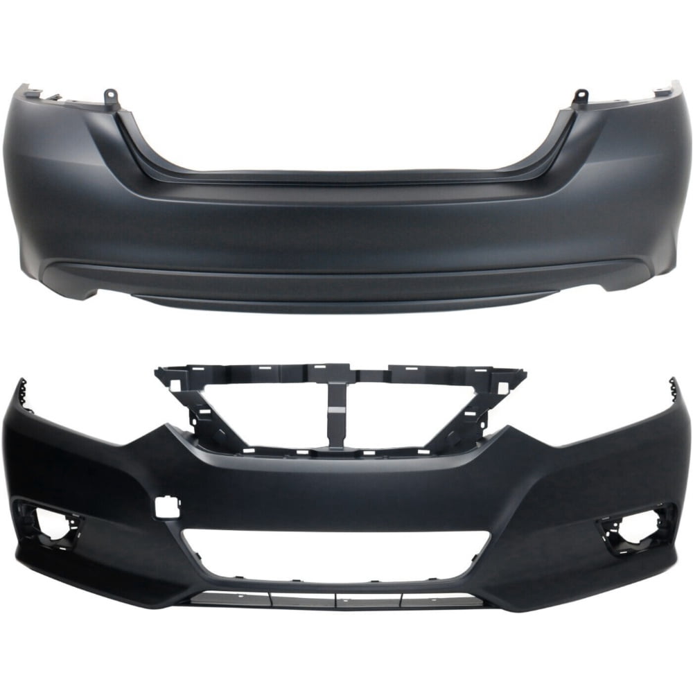 VMVJGLEK Bumper Covers Fascias Set of 2 Front & Rear Pair for Nissan ...