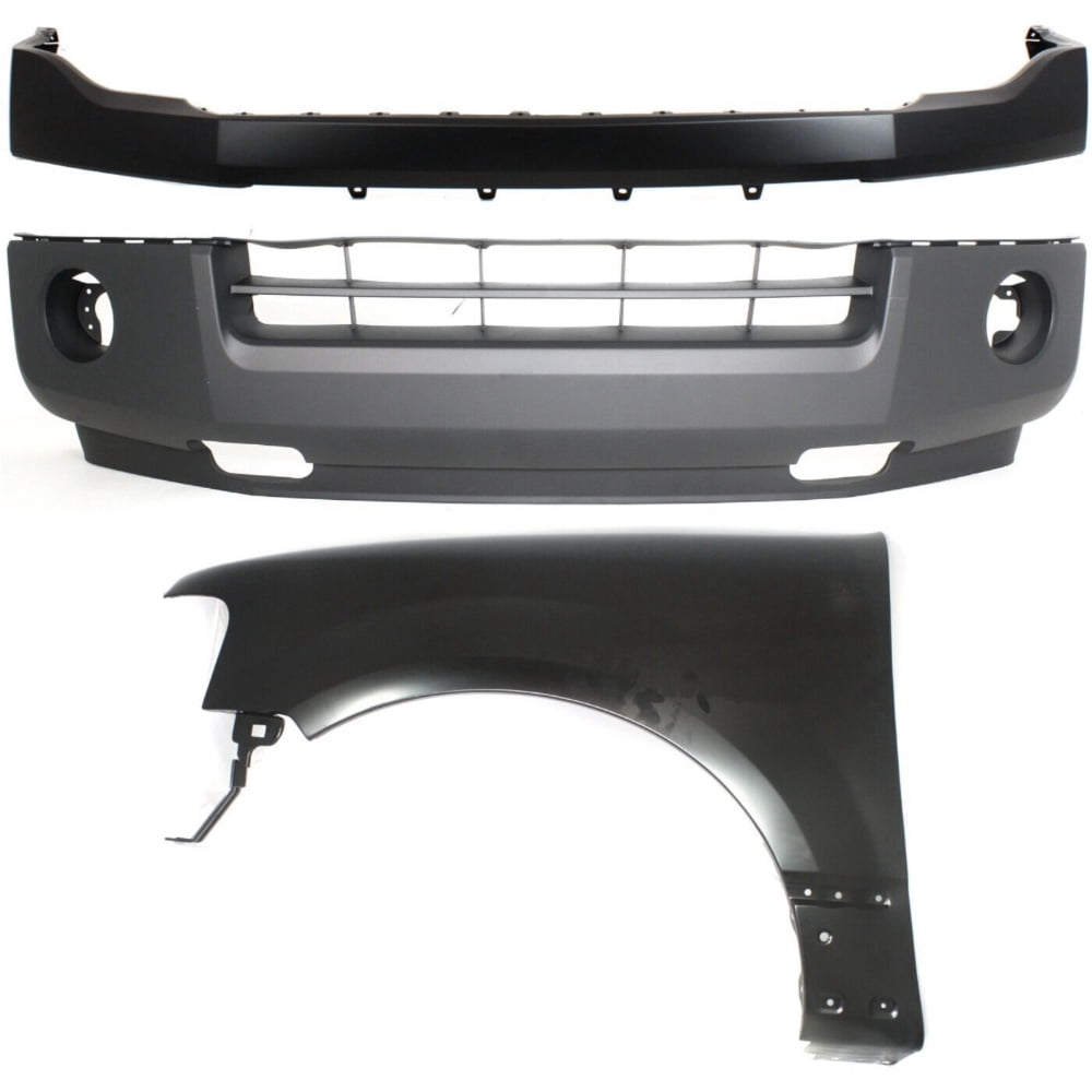 VMVJGLEK Bumper Covers Fascias Set of 3 (Primed Top Textured Bottom ...