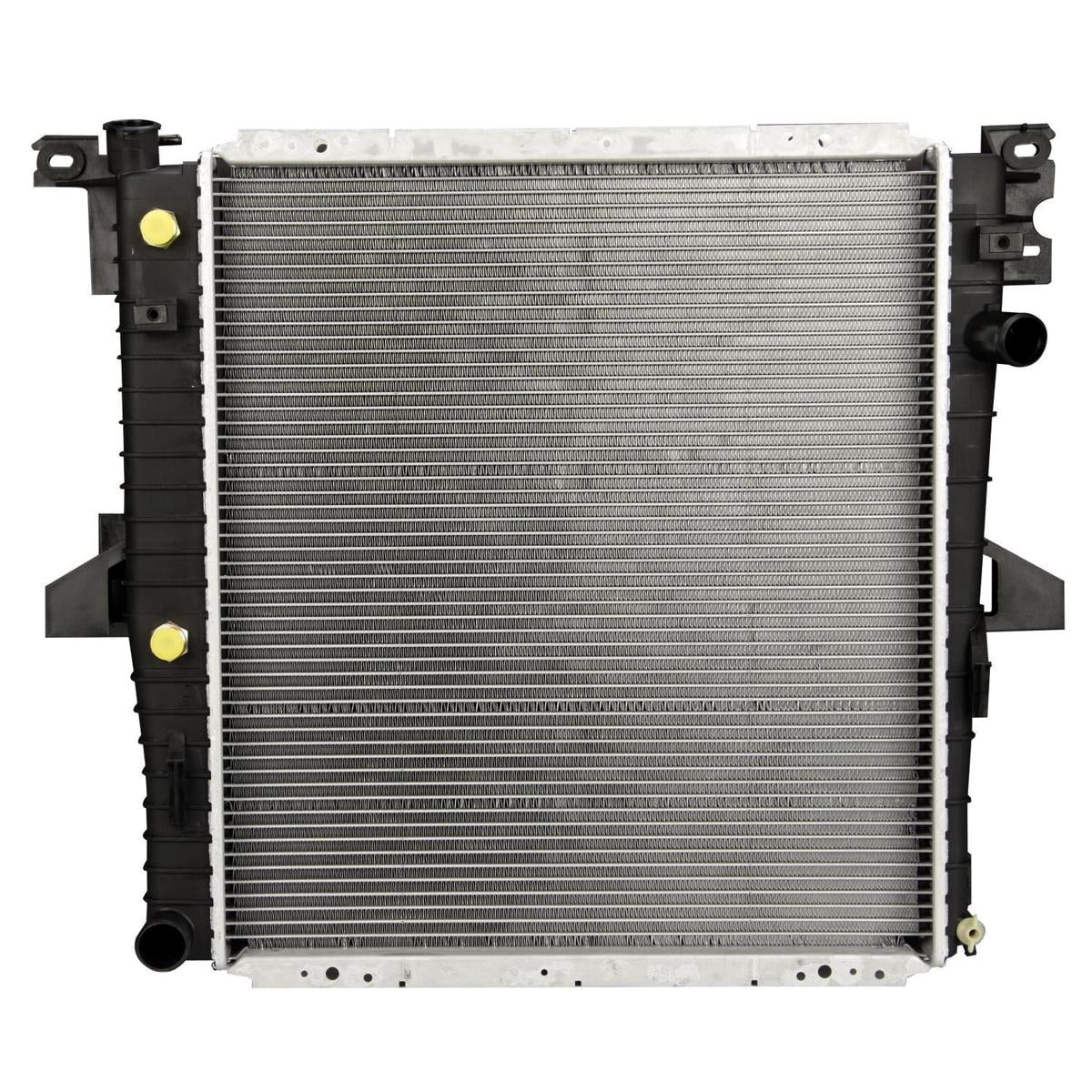 VMVJGLEK Radiator 1 Row Red with Automatic Transmission for Ford for ...