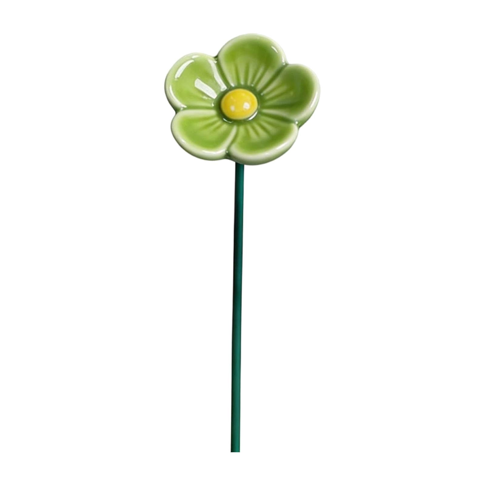 VMWMSSR Ceramic Flower Bee Waterer, Outdoor Pollinator Watering Station ...