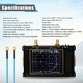 VNA-F V2 LCD Display Vector Network Analyzer 4.3 Inch IPS Spectrum Analyzer S-A-A-2 Antenna ...