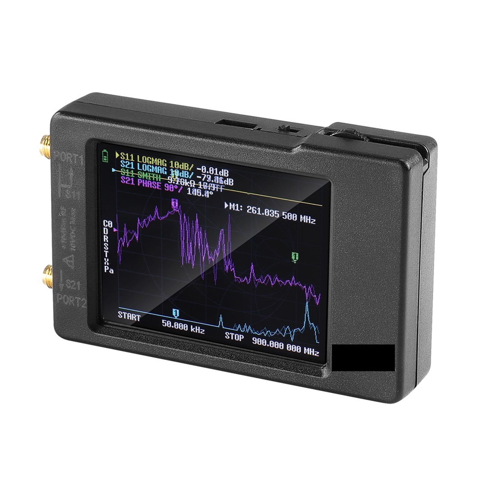 VNA-H Vector Network Antenna Analyzer SWR Meter 10KHz-1.5GHz MF HF VHF ...