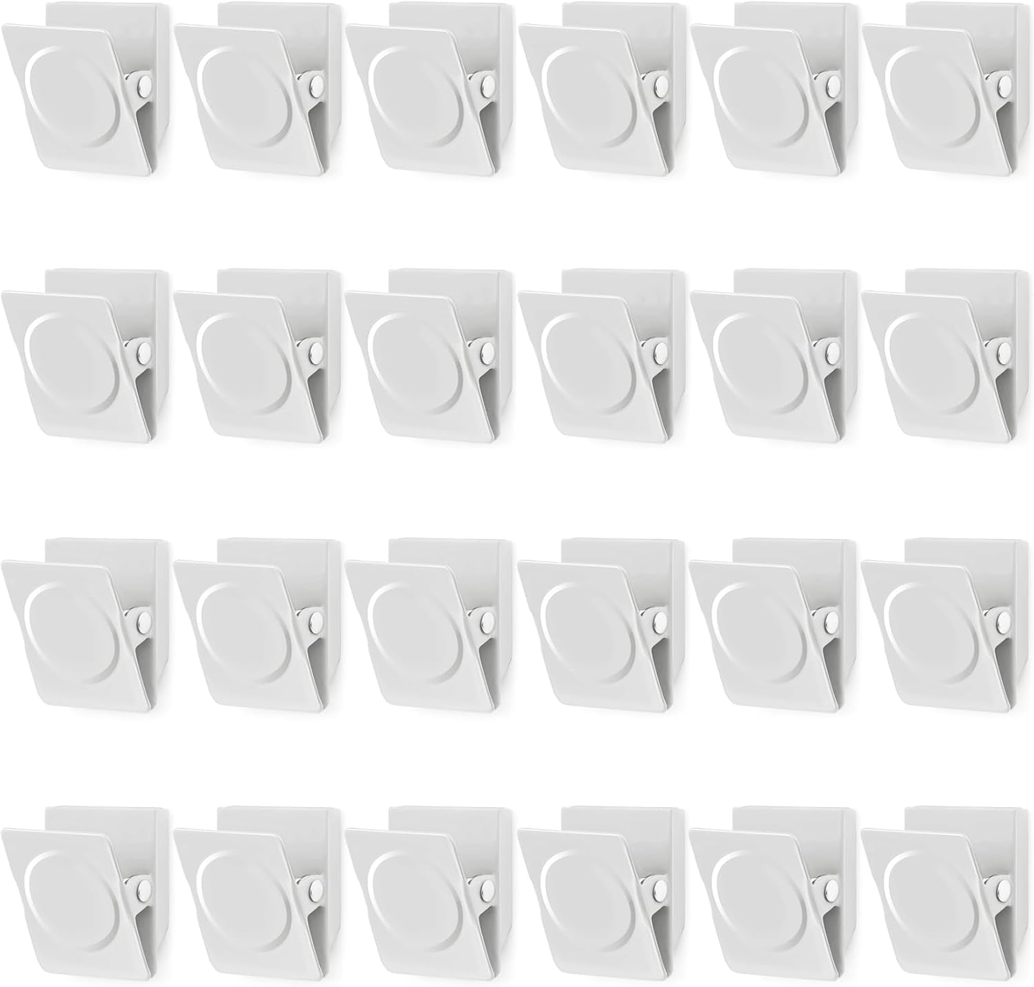 VNDUEEY 24Pcs Whiteboard Magnets, Strong Magnetic Clips Refrigerator ...