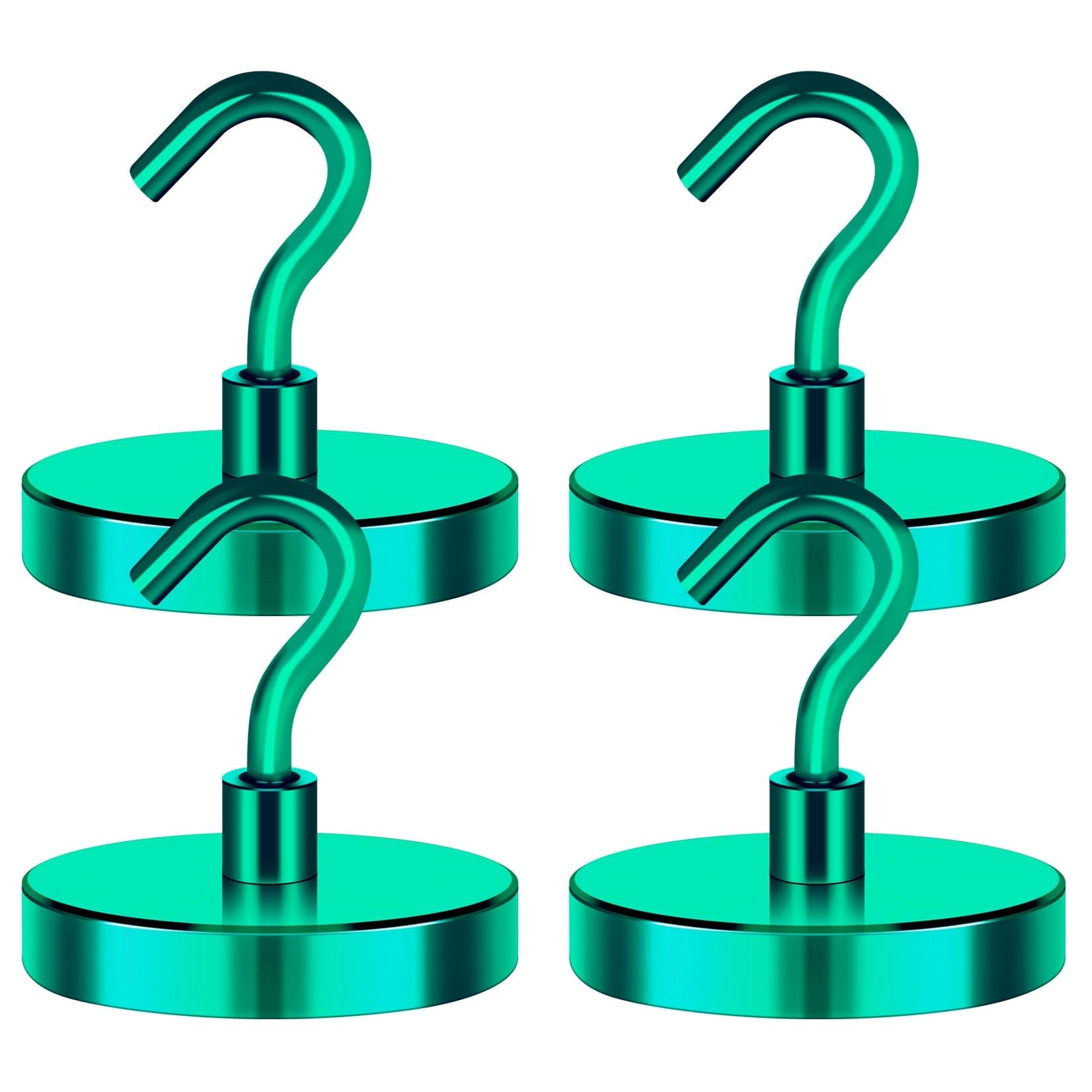 Magnetic Hooks Heavy Duty 130 Lbs Pack of 4 - Walmart.com