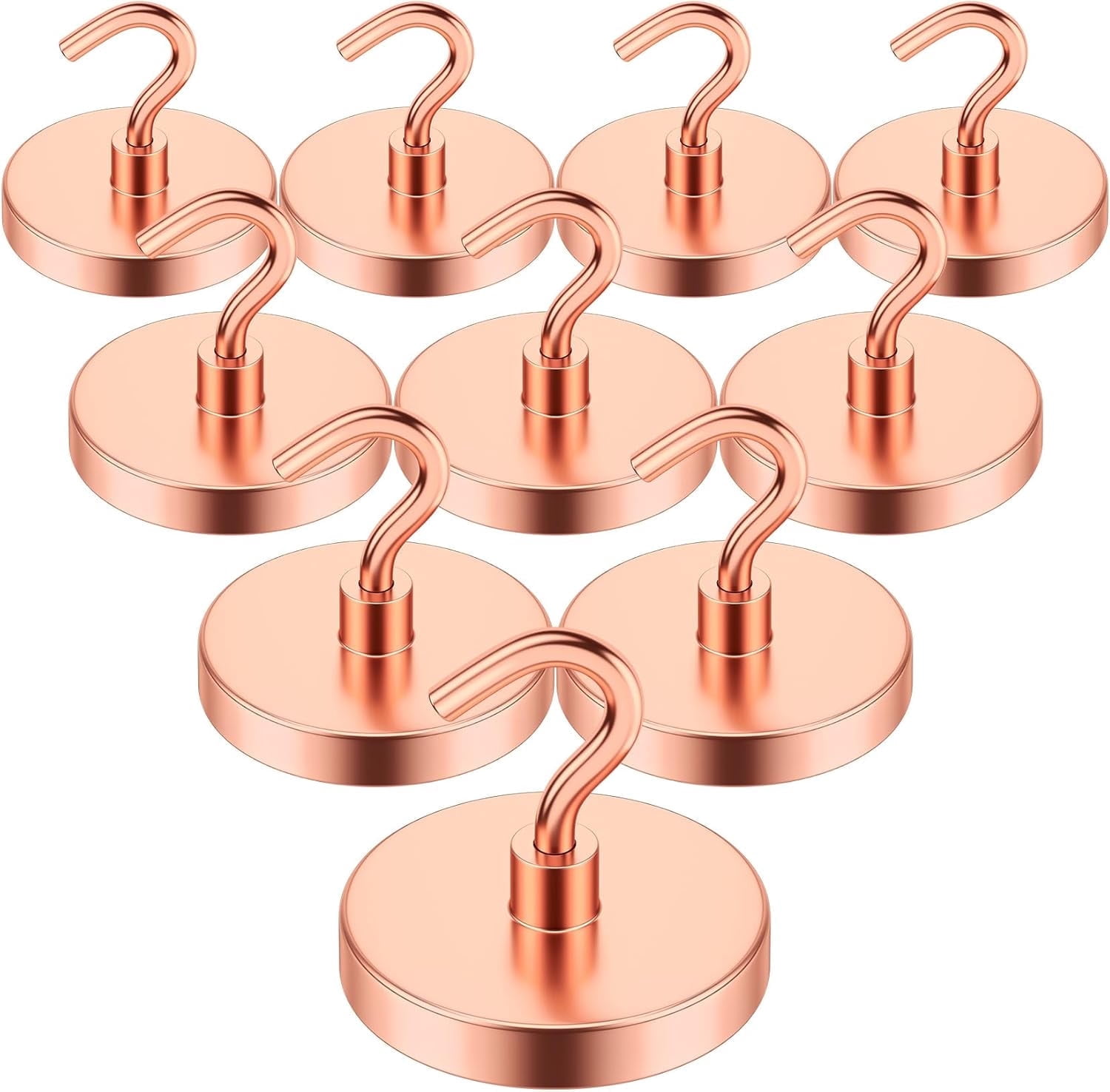 VNDUEEY Magnetic Hooks Heavy Duty, 110 Lbs Strong Neodymium Earth ...