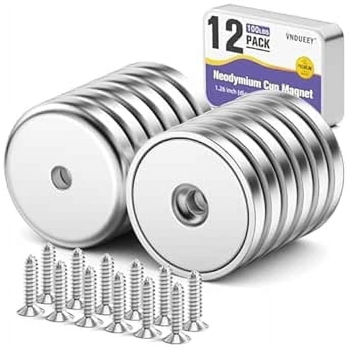 VNDUEEY Strong Magnets, 100 Lbs Neodymium Magnet, Heavy Duty Magnets ...