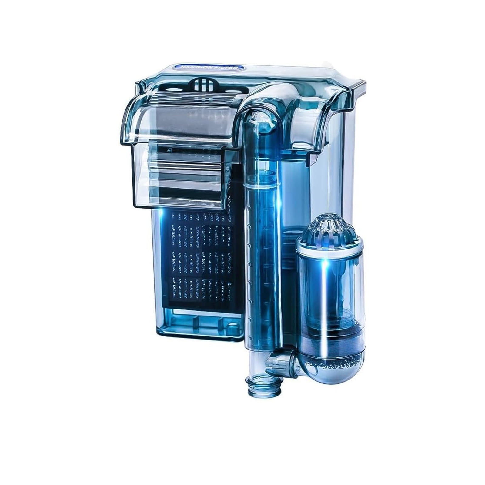 VNEKVA 106 GPH Hang-On Aquarium Filter with Dual Chambers & Surface ...