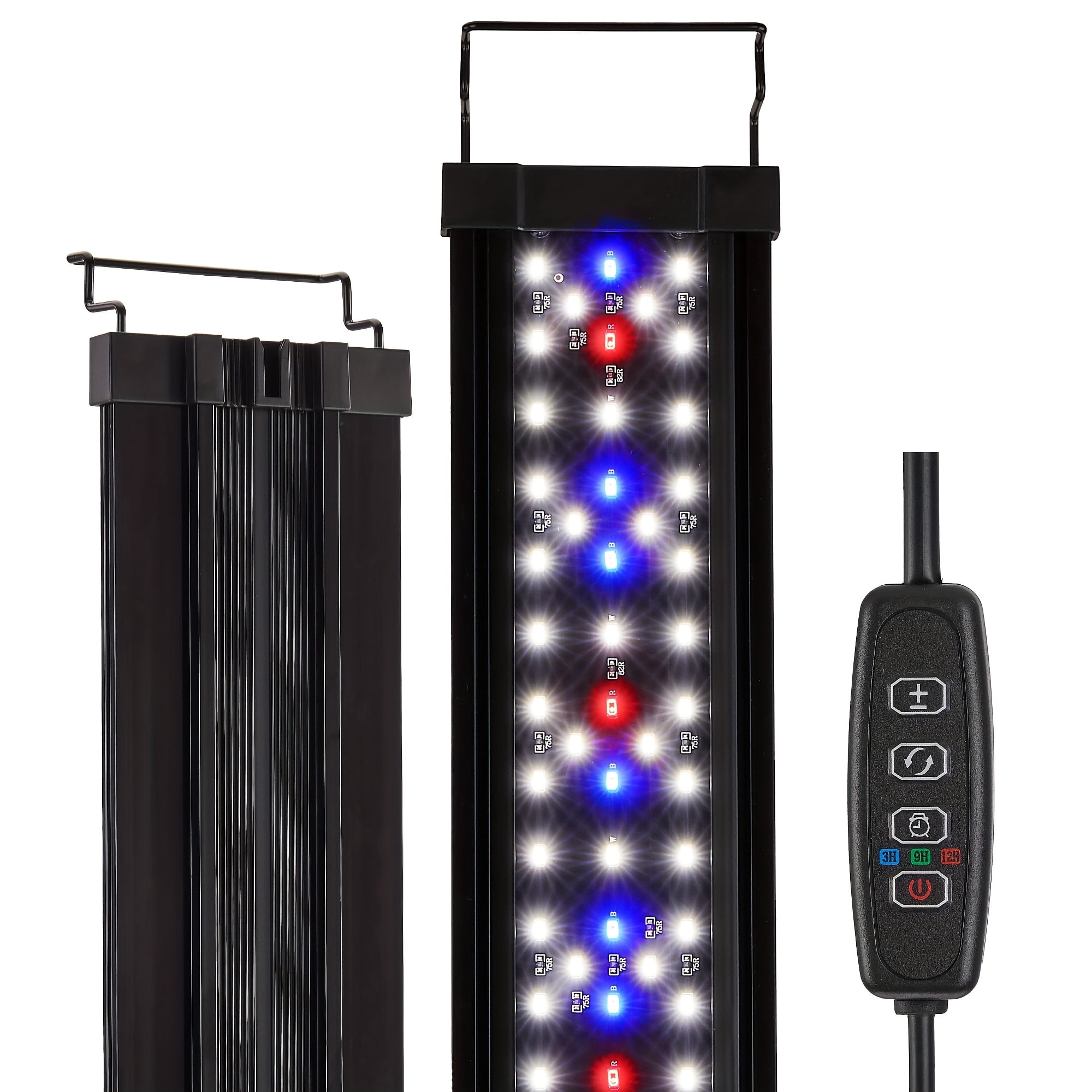 VNEKVA 18in Ultra Bright Full Spectrum Aquarium LED Light - 3 Light ...