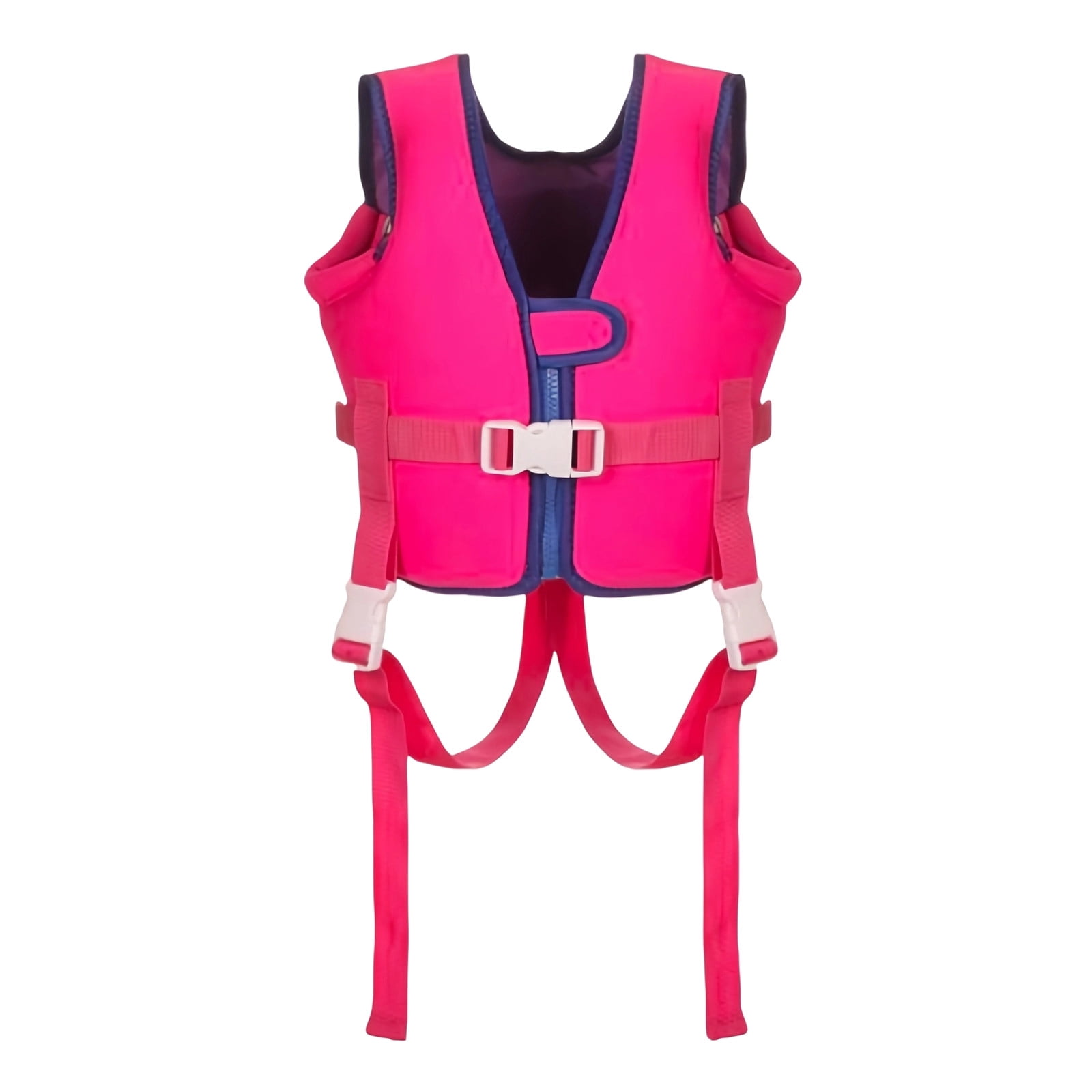 VNKIDY Girls Kids Solid Color Life Vest Adjustable Straps Zipper Buckle ...