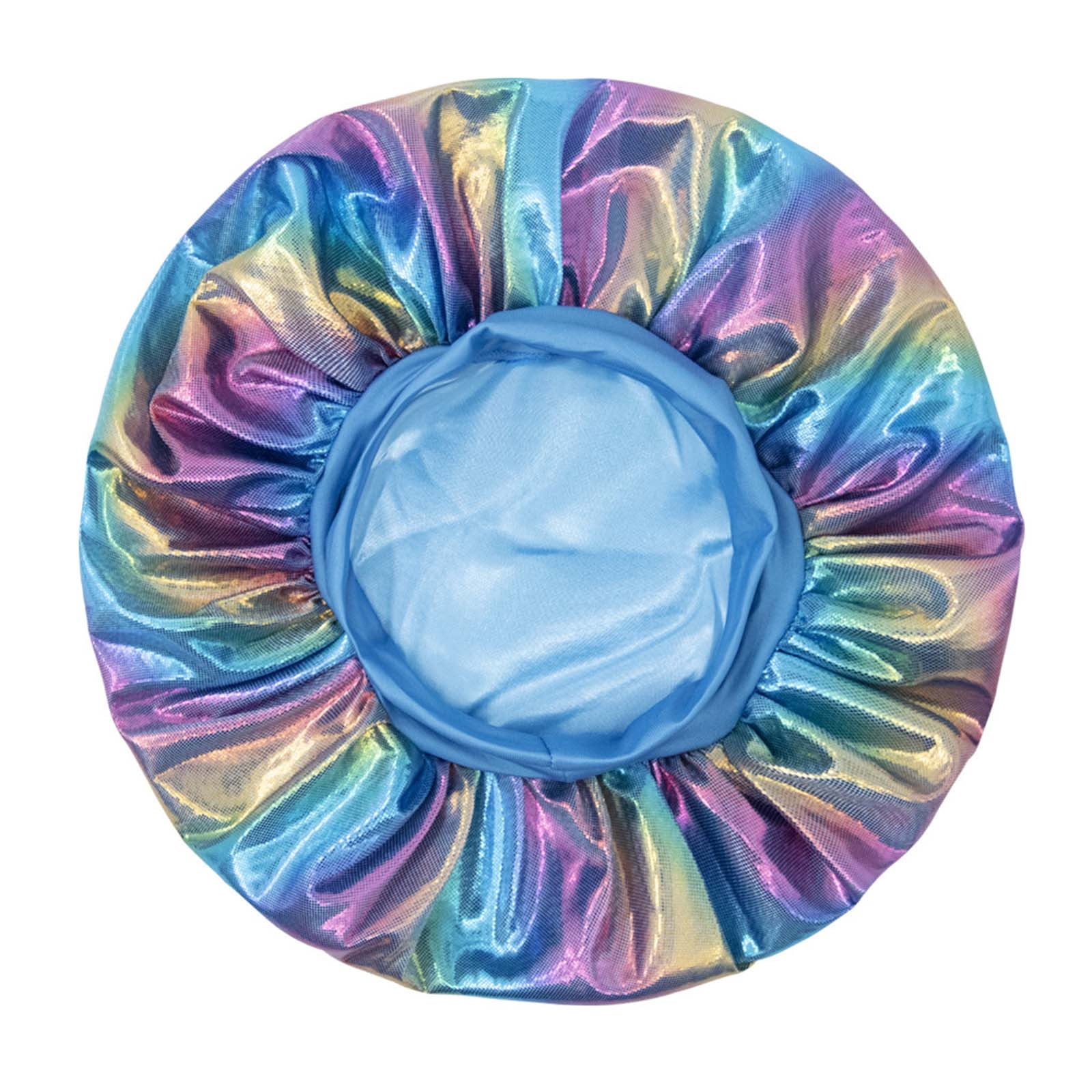 VNKIDY Kids Caps Children Boys Girls Shiny Iridescent Satin Bonnet With ...