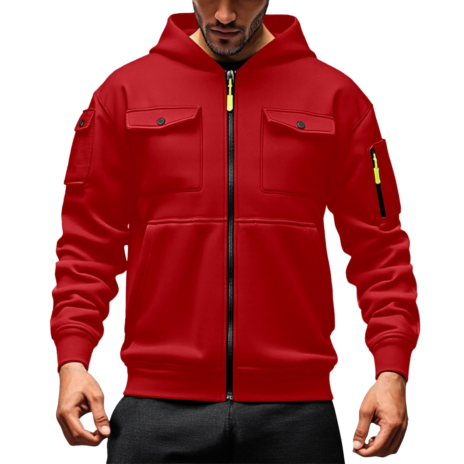 VNKIDY Men Classic Fashion Hooded Sweatshirt With Front Pocket Style ...