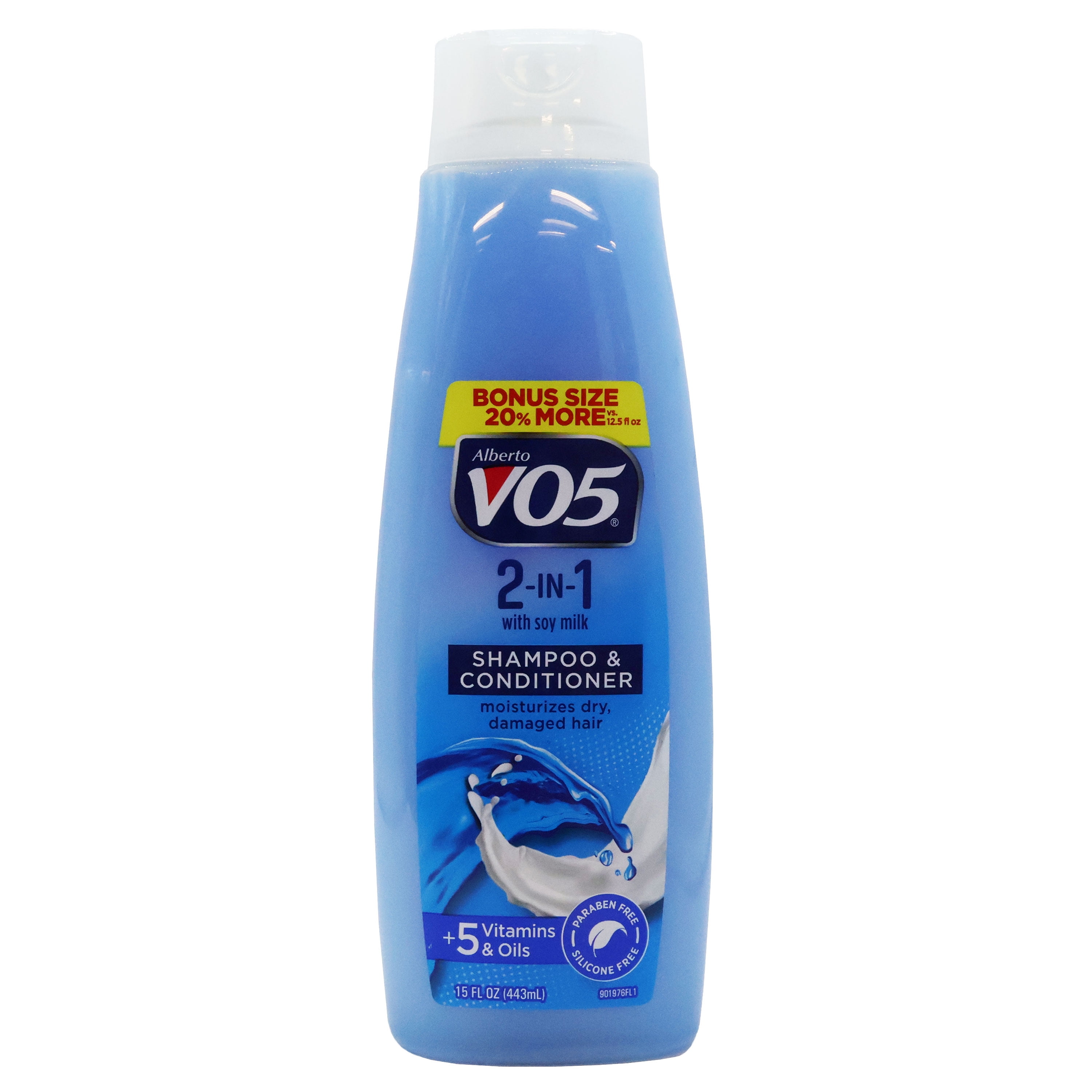 Alberto VO5, 2-in-1 Moisturizing Shampoo Conditioner, 15 Oz. Pack of 2 ...