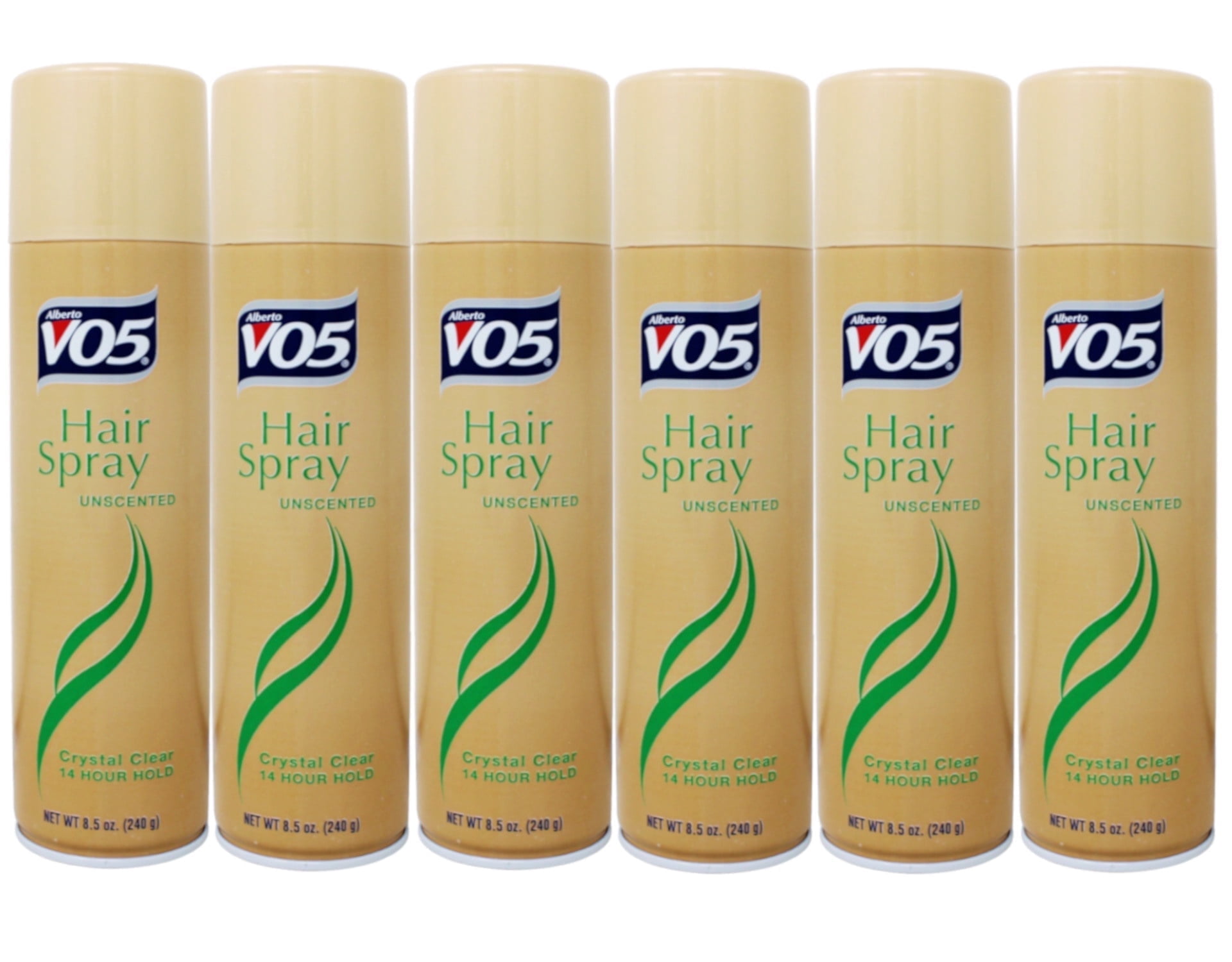 Alberto VO5, Hair Spray, 8.5 oz, Unscented Pack of 6 - Walmart.com