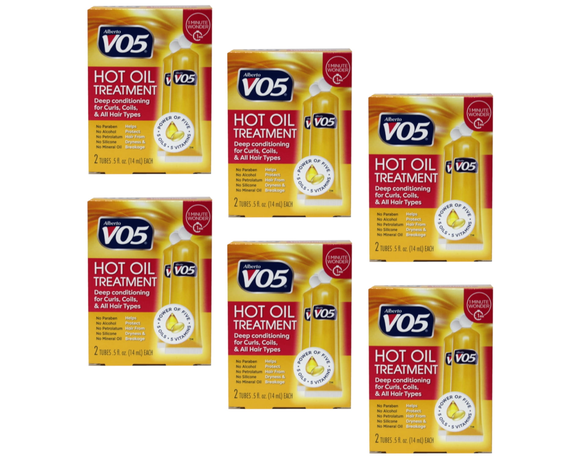 Vo5 Deep Moisturizer For Dry Hair Hot Oil Therapy Moisturizing Treatment 2 Ea Pack Of 6