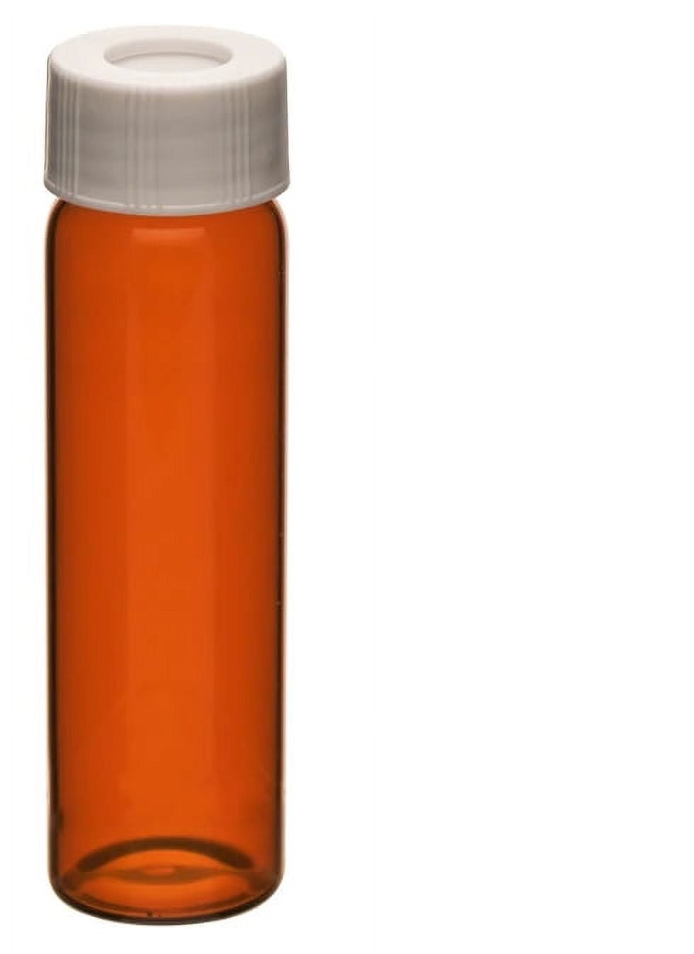 VOA/TOC Amber Vials, 40mL - 100/PK - Borosilicate Glass - ASTM/USP Type ...
