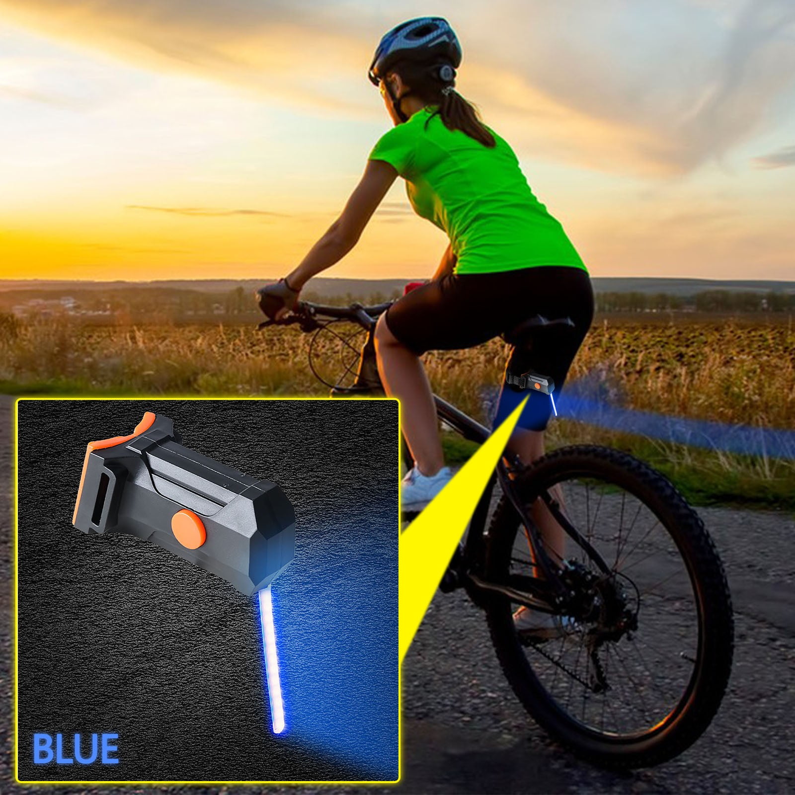 VOAVEKE Bike Lights For Night Riding,Bicycle Light,LED Light Droplet ...