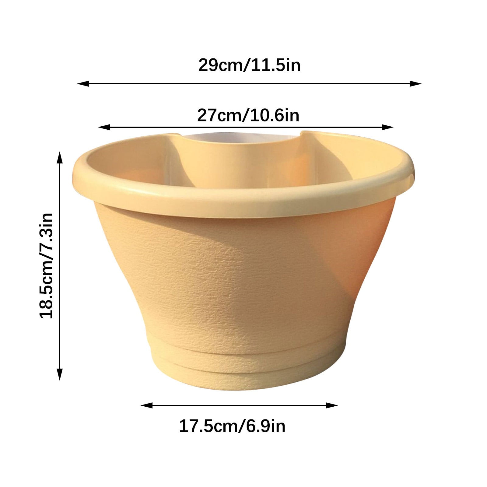 VOAVEKE Fall Decor,Home Decor,Plastic Flower Pots Indoor And Outdoor ...