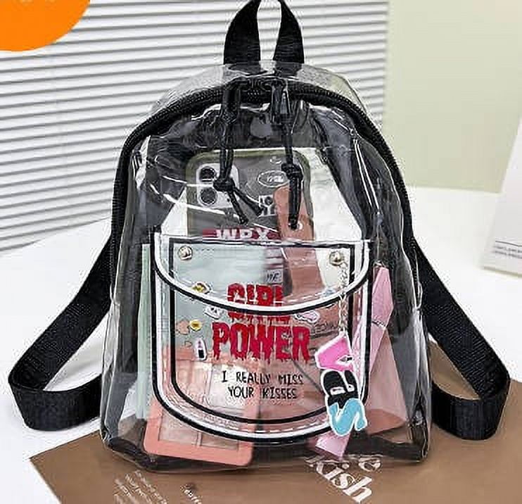 VOAVEKE Home Gadgets,PVC Women Bag-transparent Backpack-plastic Cloth ...